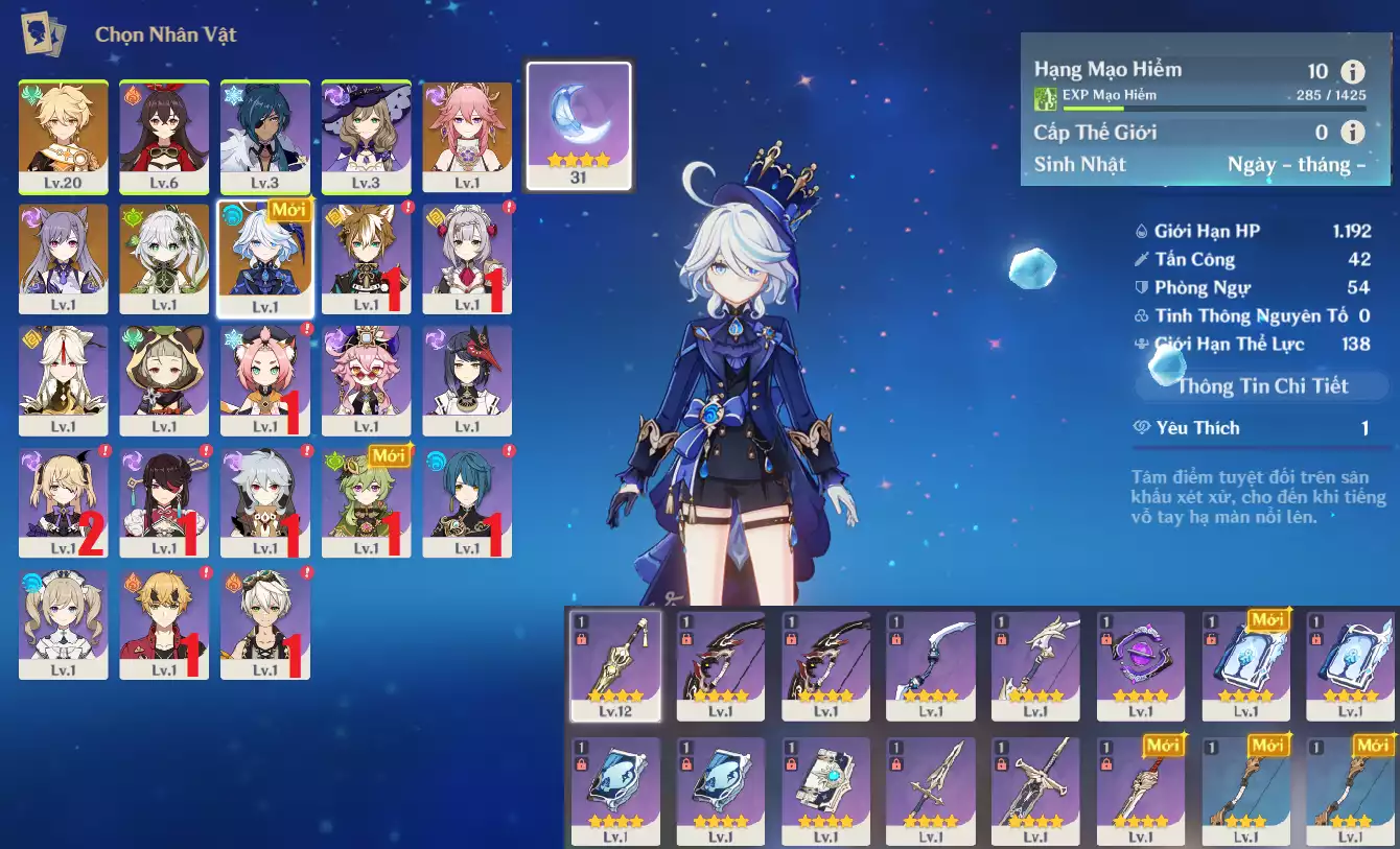 Chi tiết acc Normal #226409