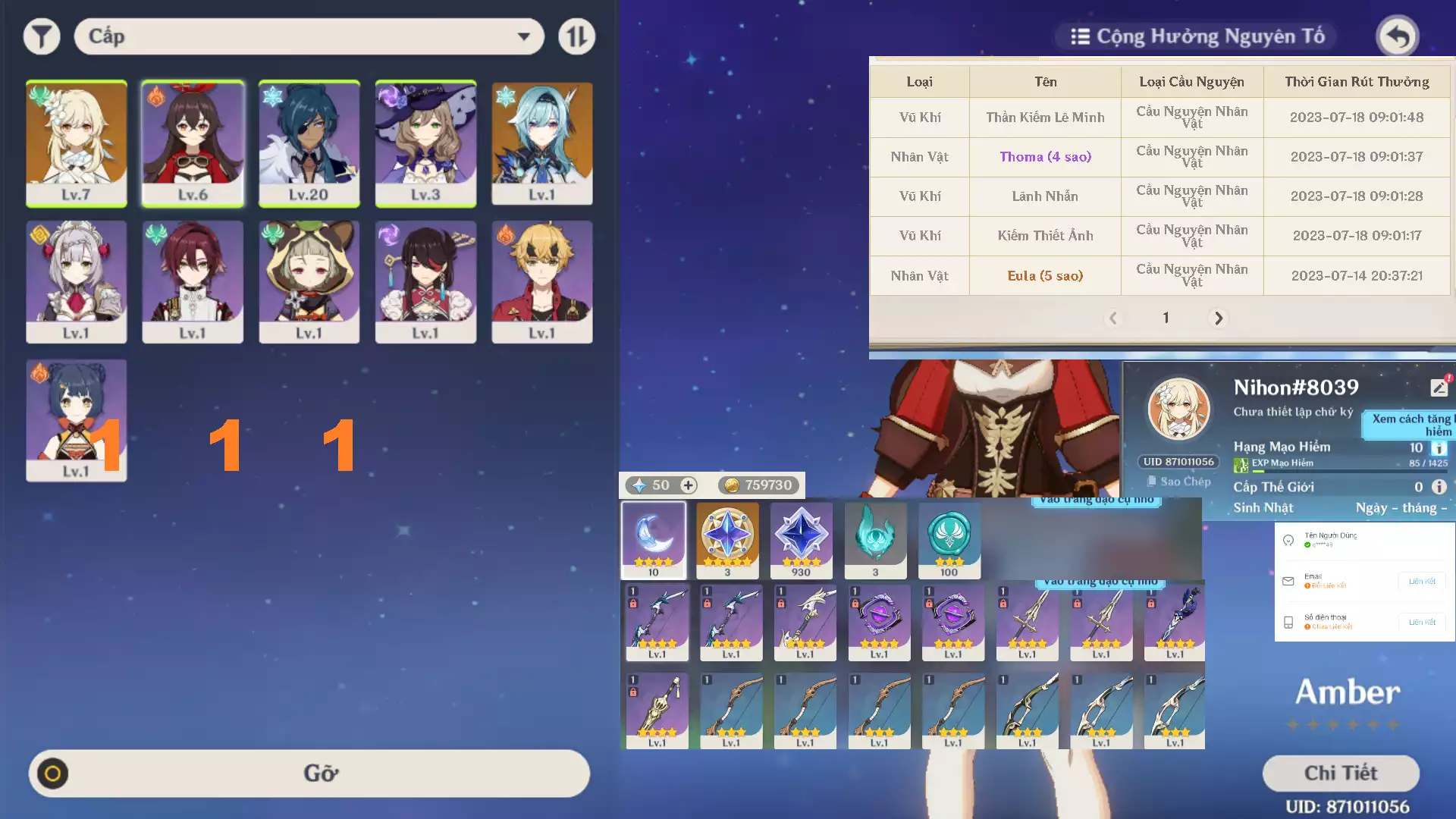 Chi tiết acc Normal #199048