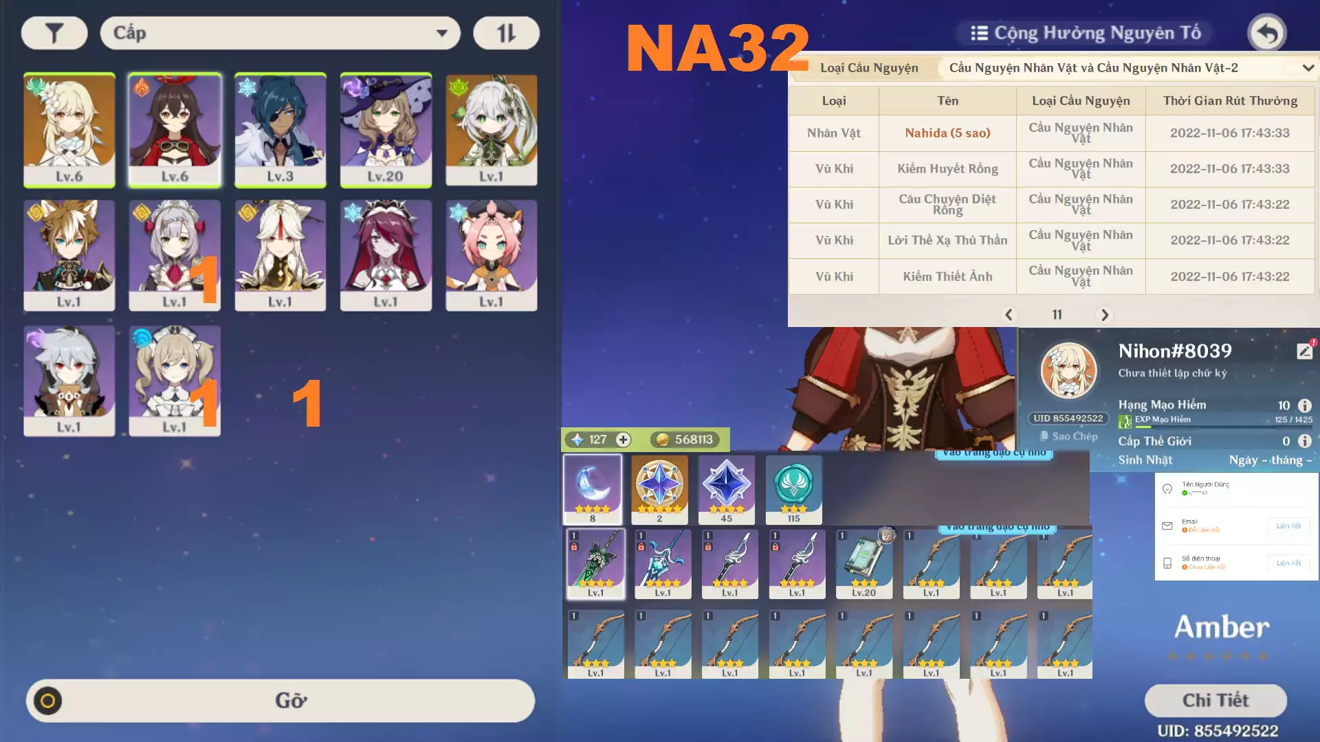 Chi tiết acc Normal #161790