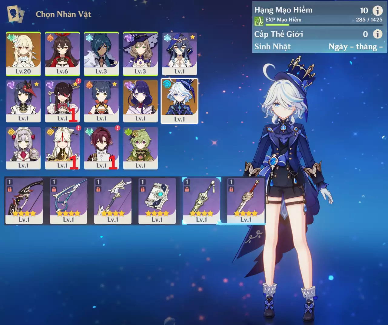 Chi tiết acc Normal #232704