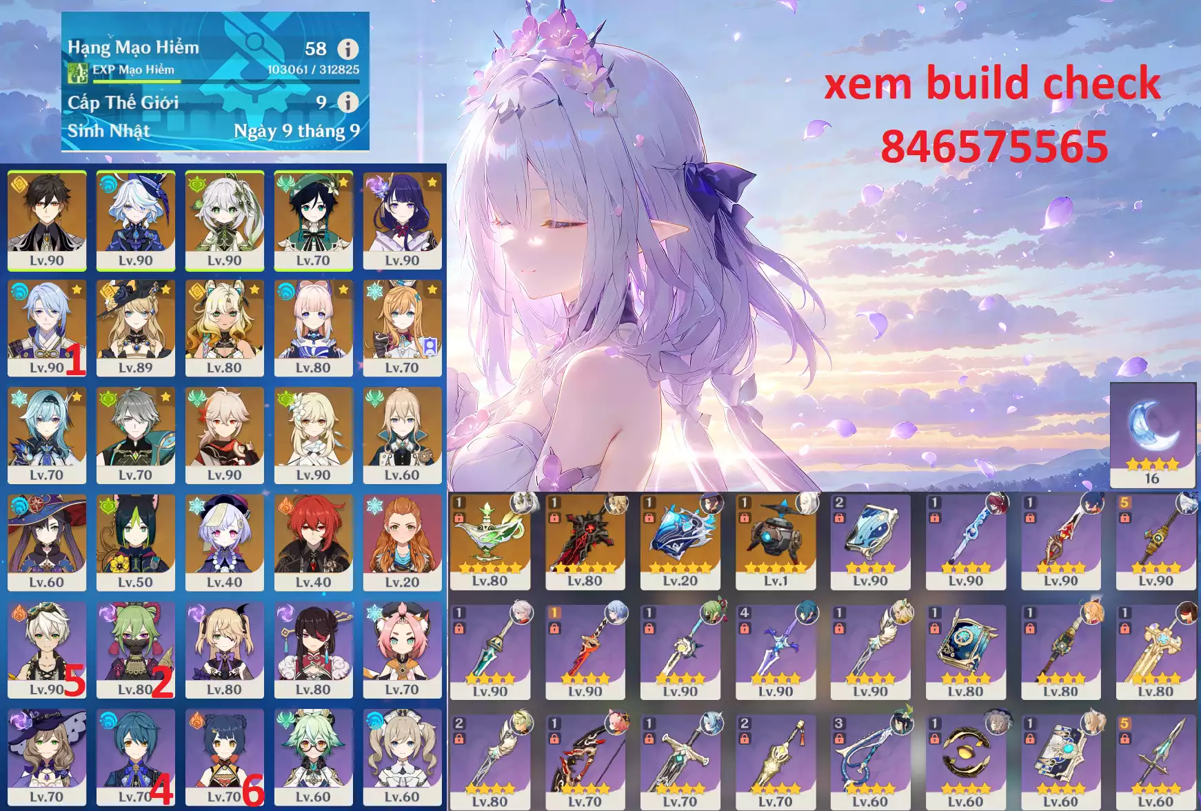 Chi tiết acc Vip #354308