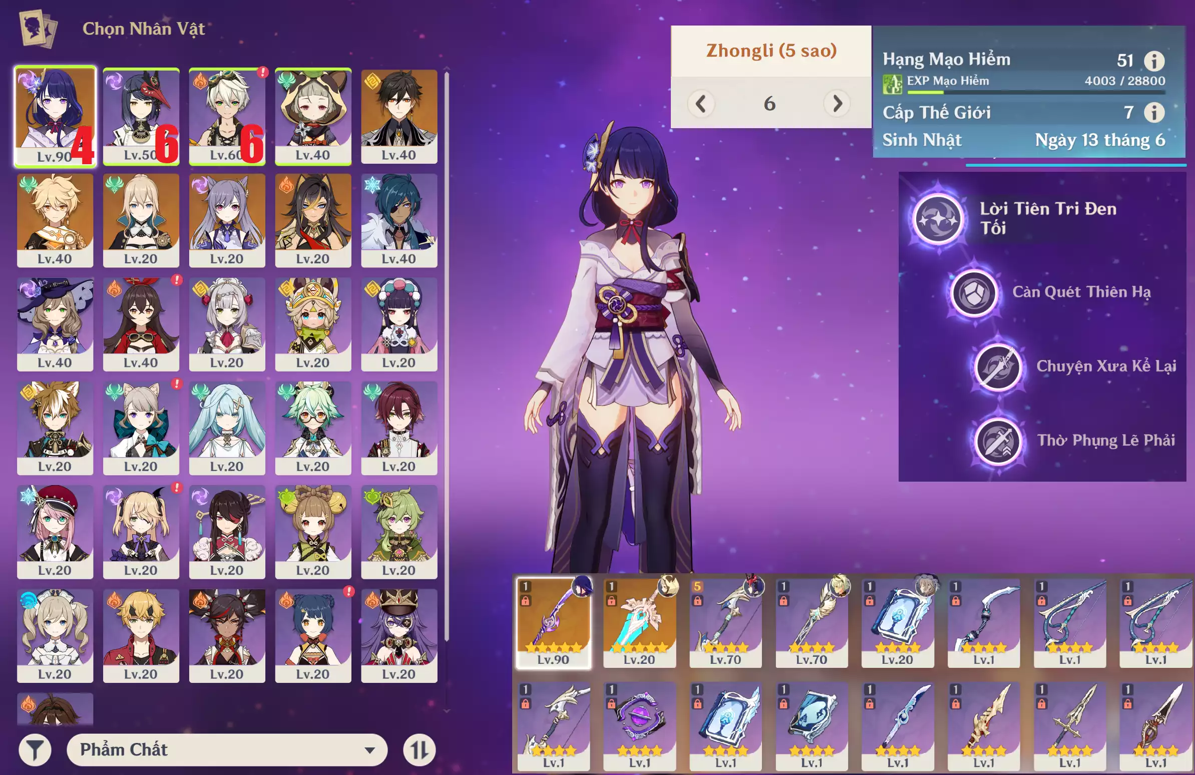 Chi tiết acc Vip #326710