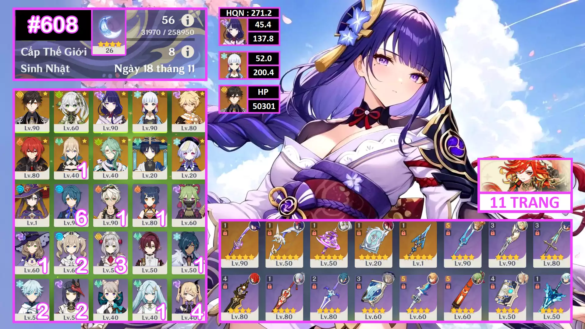 Chi tiết acc Vip #332579