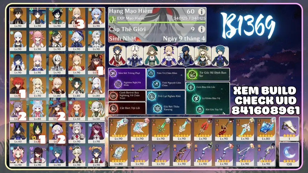 Chi tiết acc Vip #334479