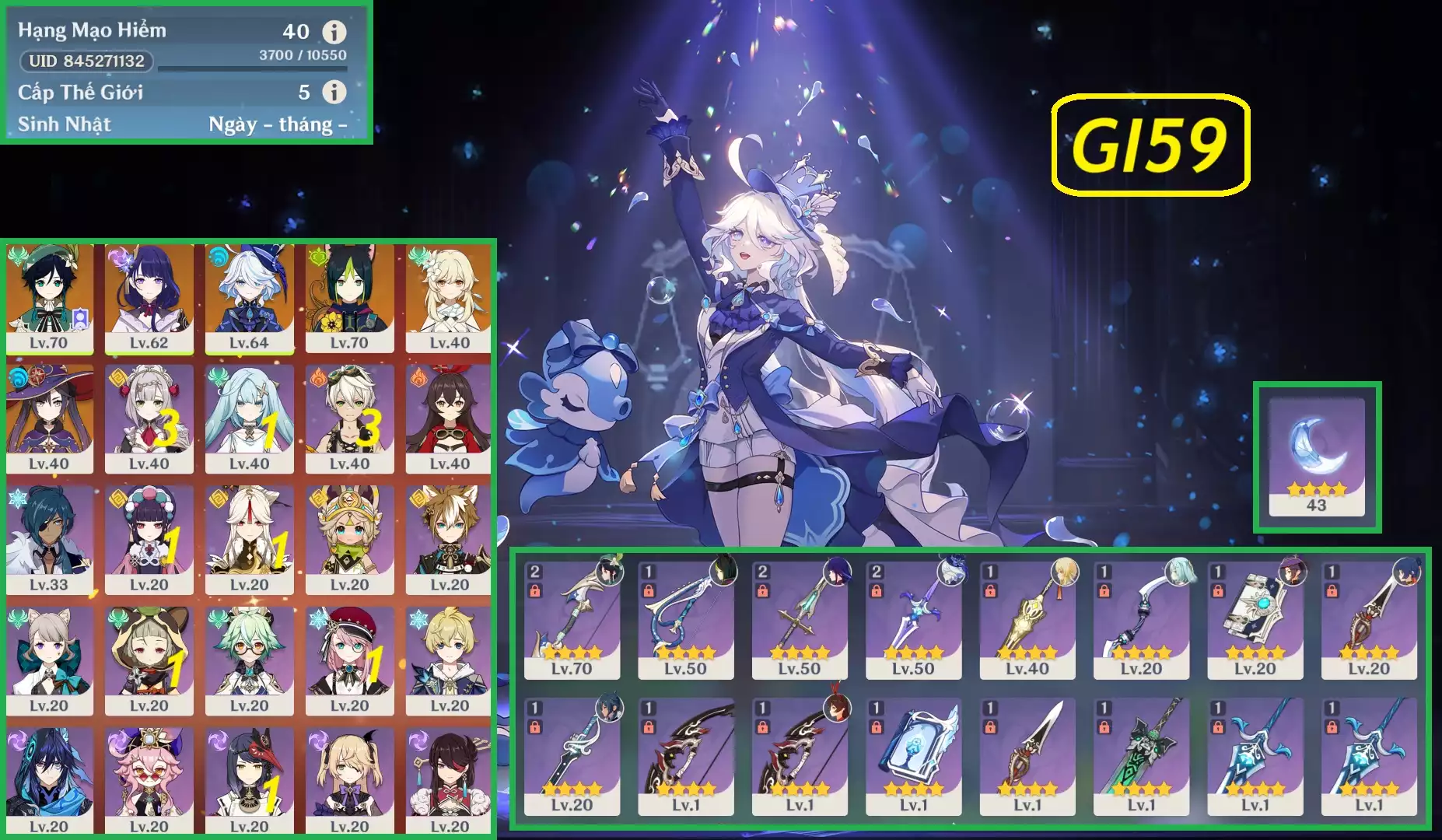 Chi tiết acc Vip #343230