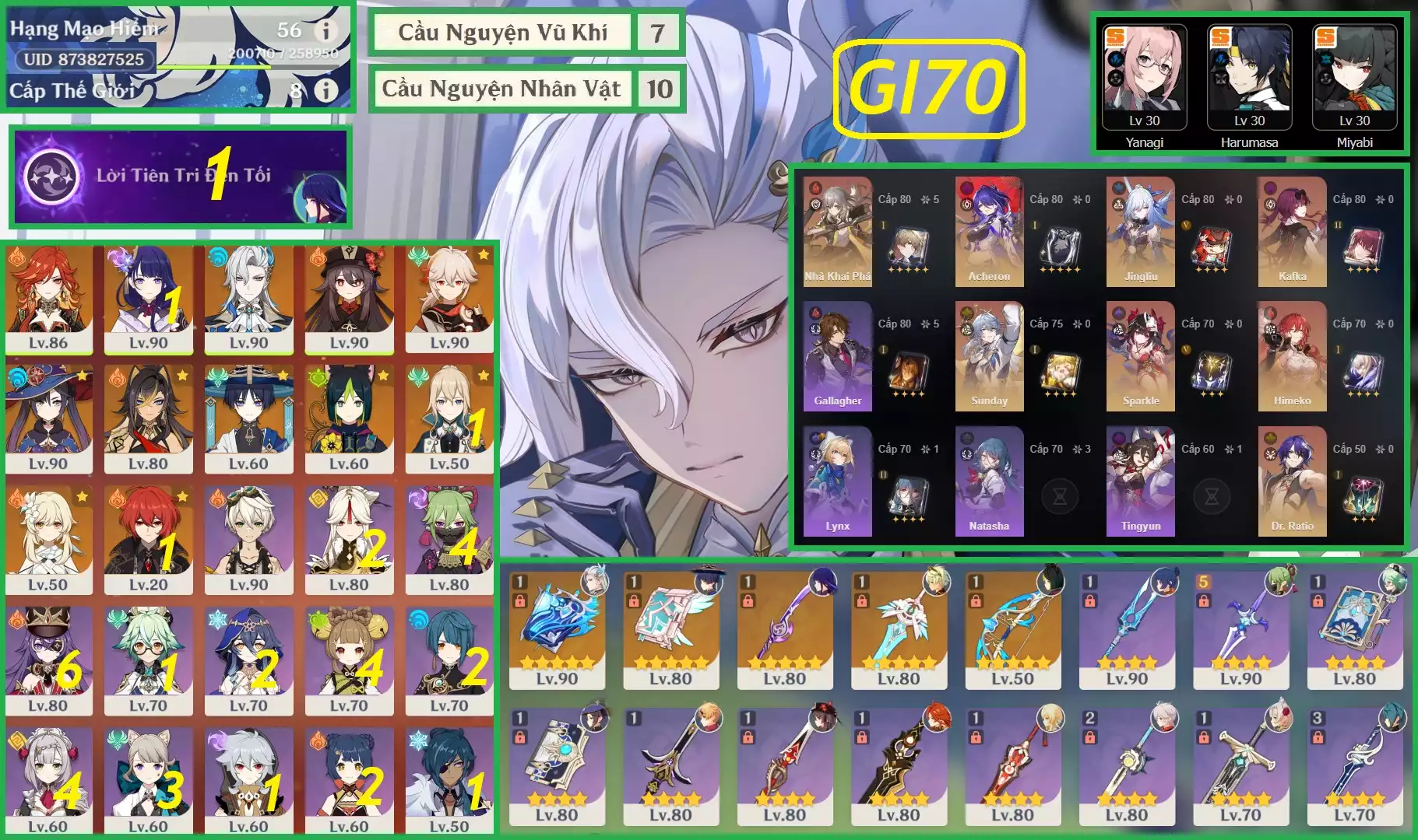 Chi tiết acc Vip #332490