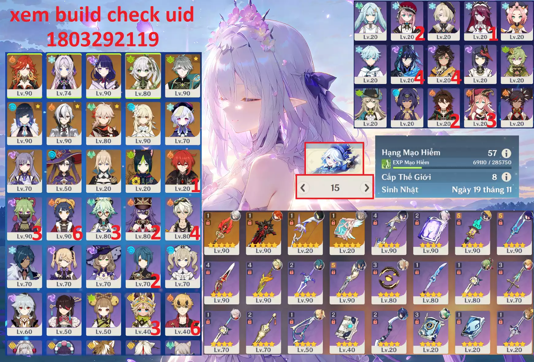 Chi tiết acc Vip #335104