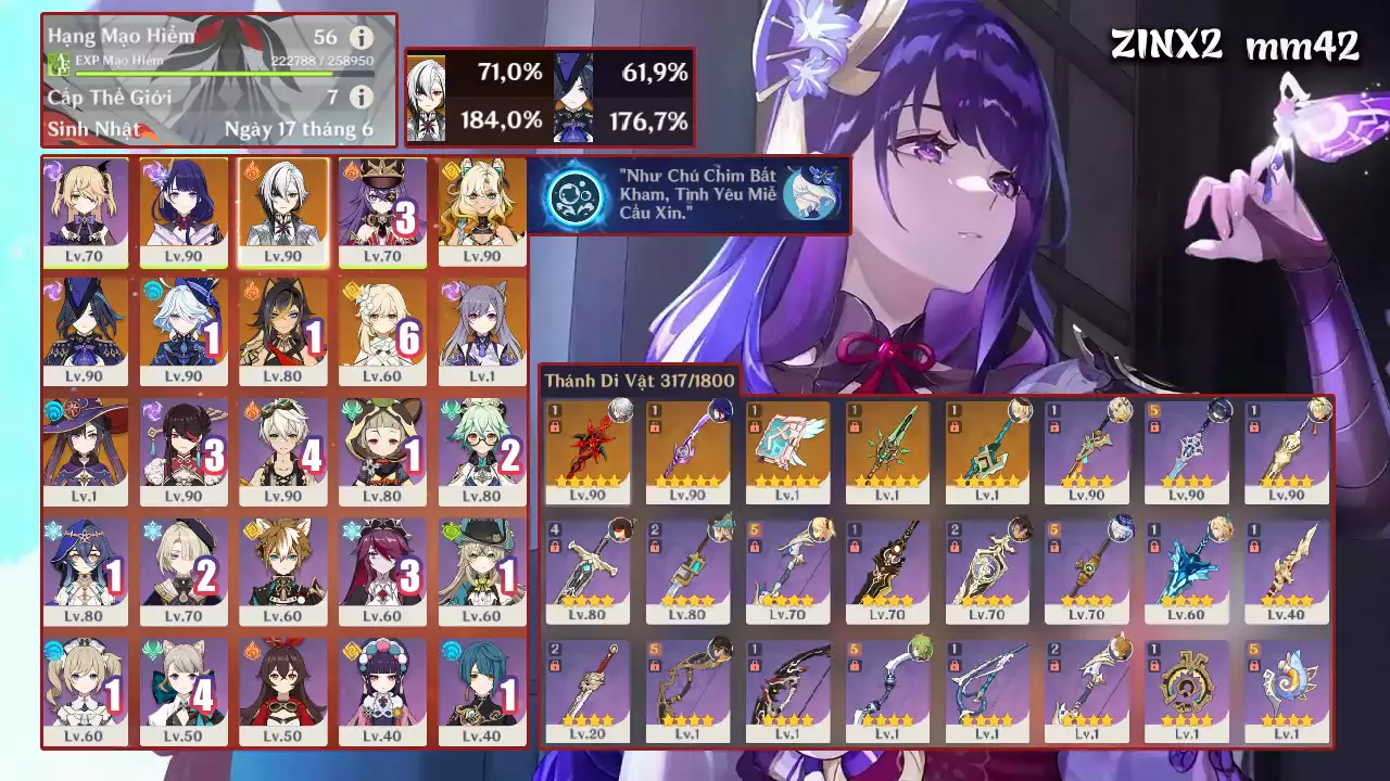 Chi tiết acc Vip #321087